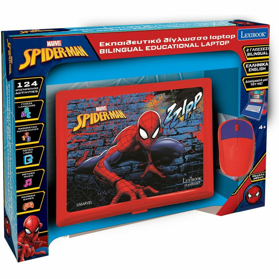 Laptop Spiderman Εκπαιδευτικό Δίγλωσσο