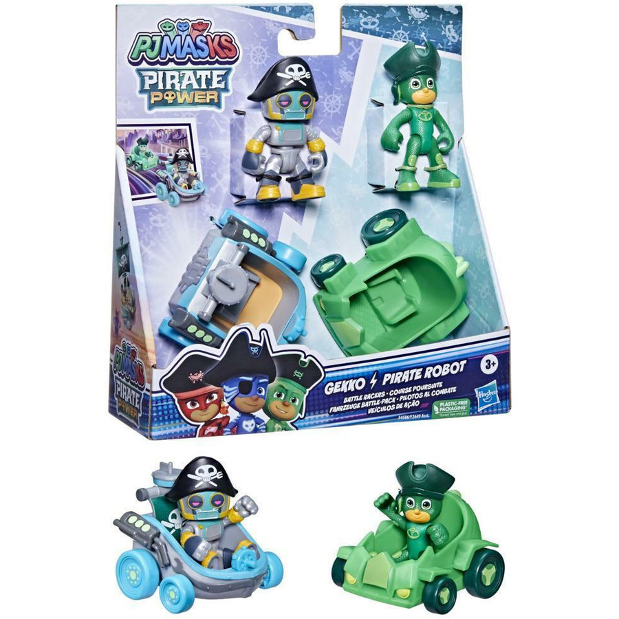 Hasbro PJ Masks Pirate Power Battle Racers Gekko Vs Pirate Robot